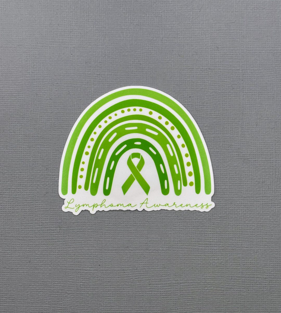 Lymphoma Awareness Rainbow Sticker | Lymphoma Sticker | Lymphoma ...