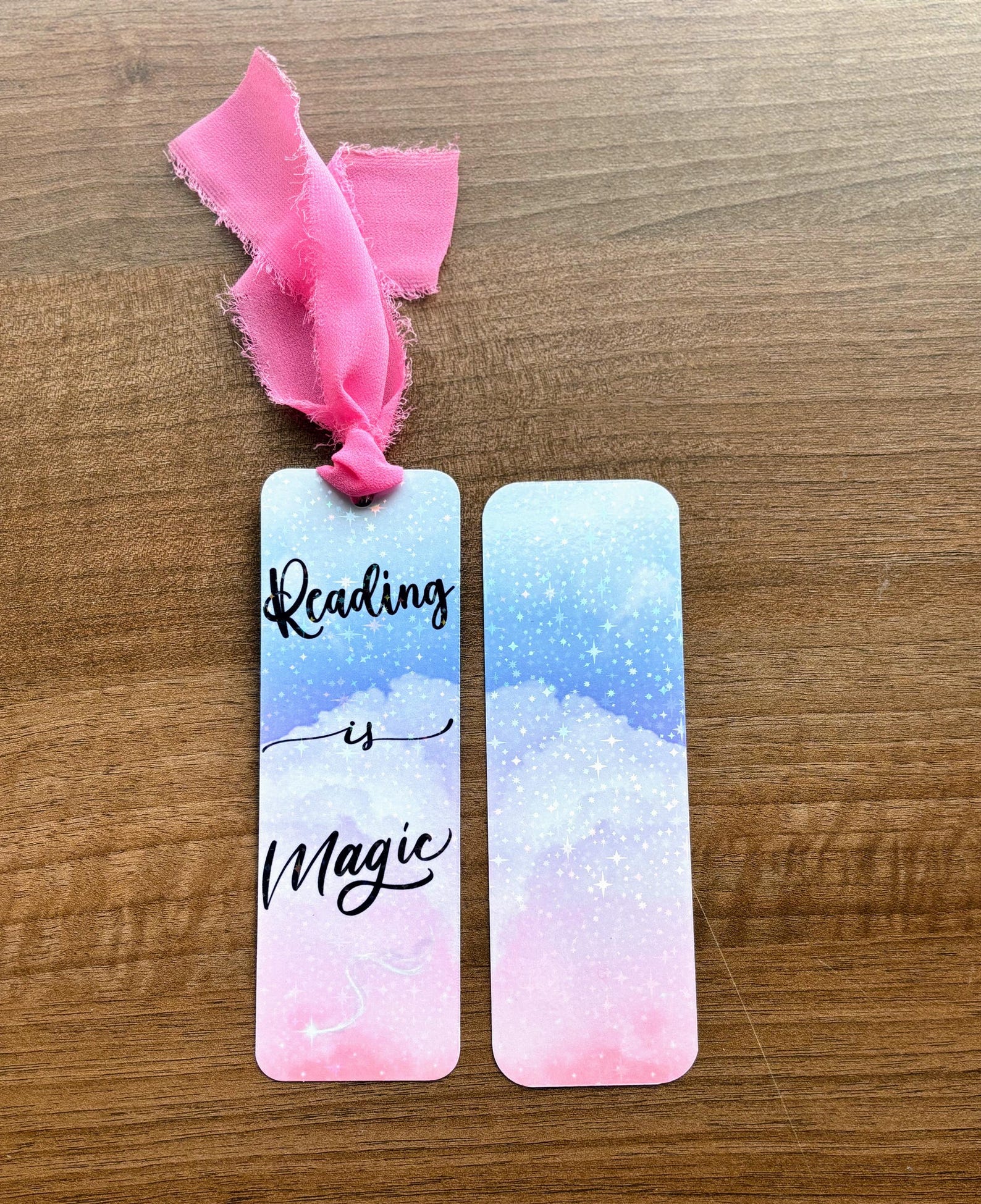 Reading is Magic Holographic Bookmark | Gift for Mom | Gift for Readers ...