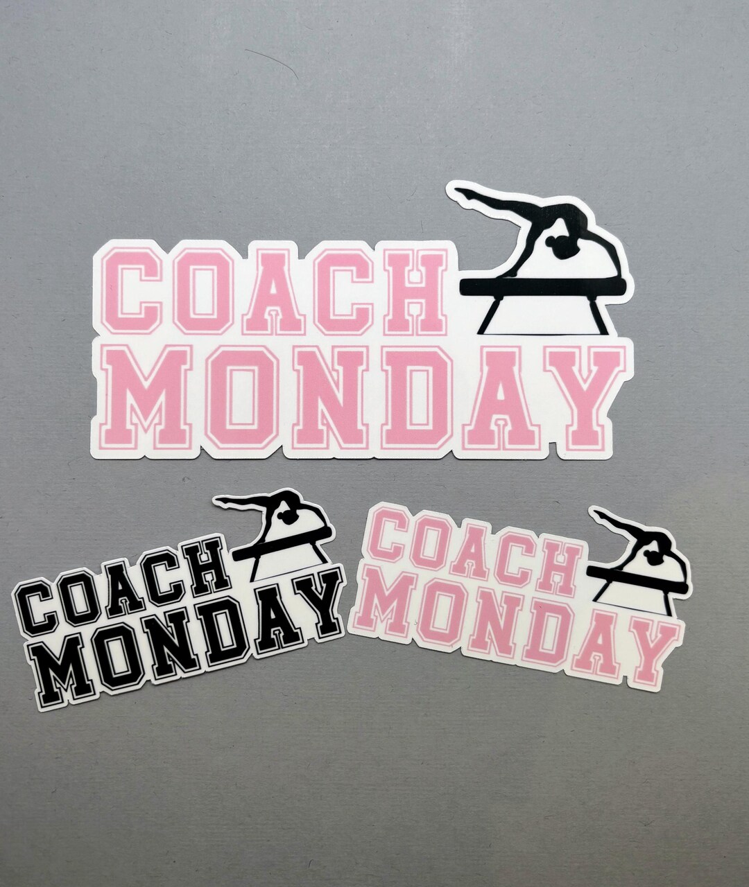 Custom Female Gymnastics Coach Sticker | Gift for Female Gymnast Coach ...