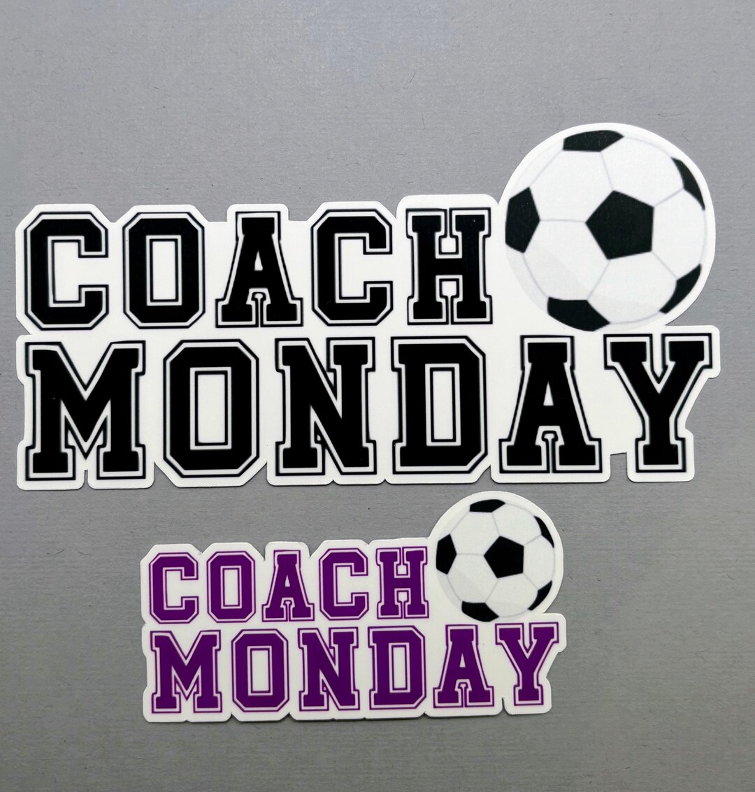 Custom Soccer Coach Sticker | Gift for Soccer Coach | Gift for Him ...