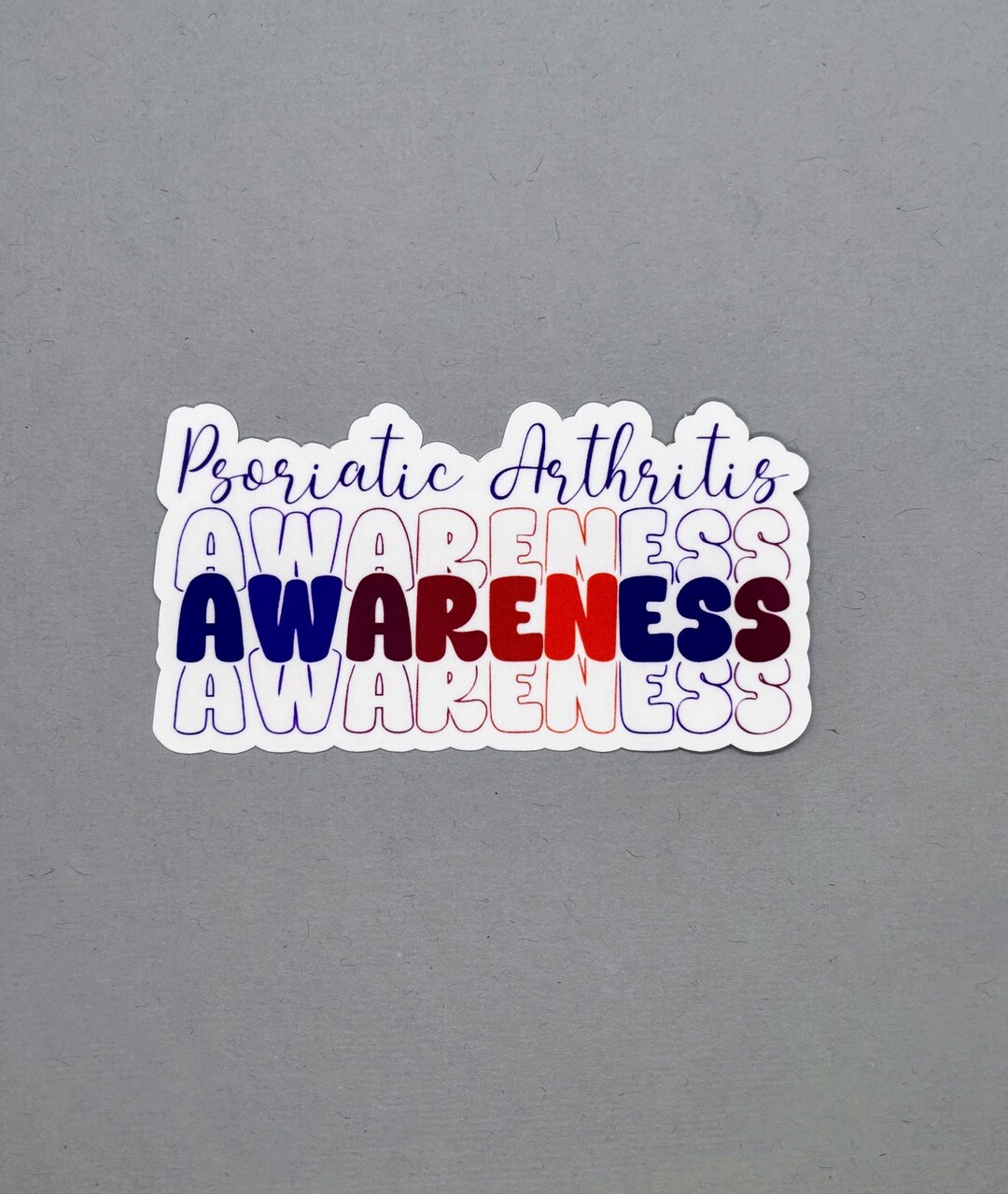 Psoriatic Arthritis Awareness Sticker | Autoimmune Disease Sticker ...
