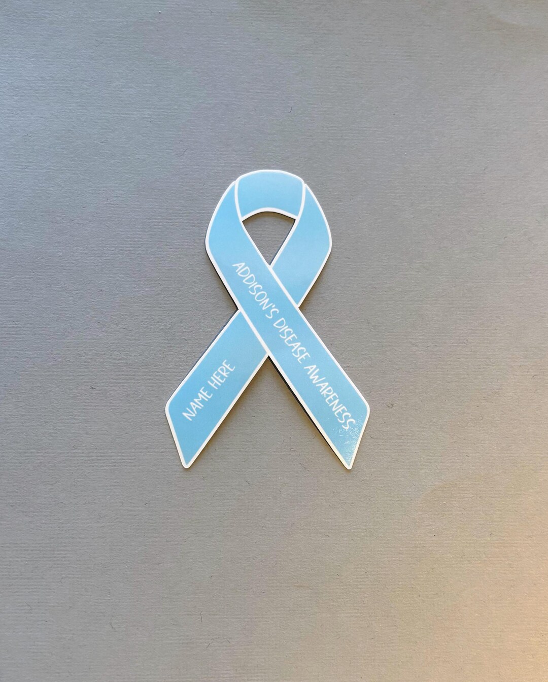 Addison's Disease Awareness Custom Ribbon Sticker | Addison's Disease ...