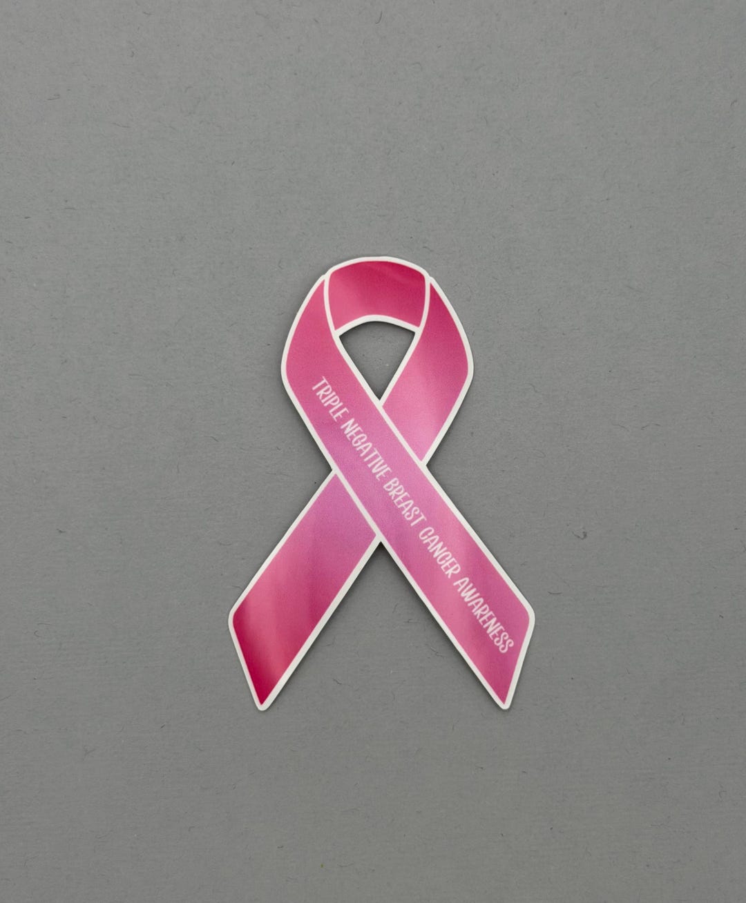 Triple Negative Breast Cancer Awareness Ribbon Sticker | Water ...