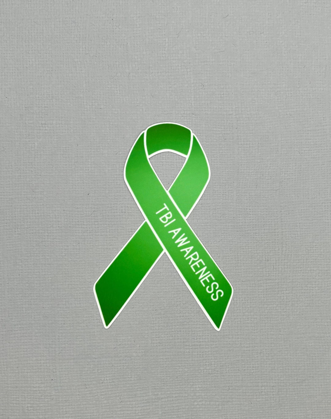 TBI (traumatic Brain Injury) Awareness Ribbon Sticker | TBI Awareness ...
