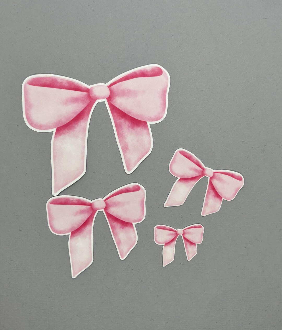 Pink Bow Sticker Sets | Cute Bow Sticker | Bow Sticker | Pink Coquette ...