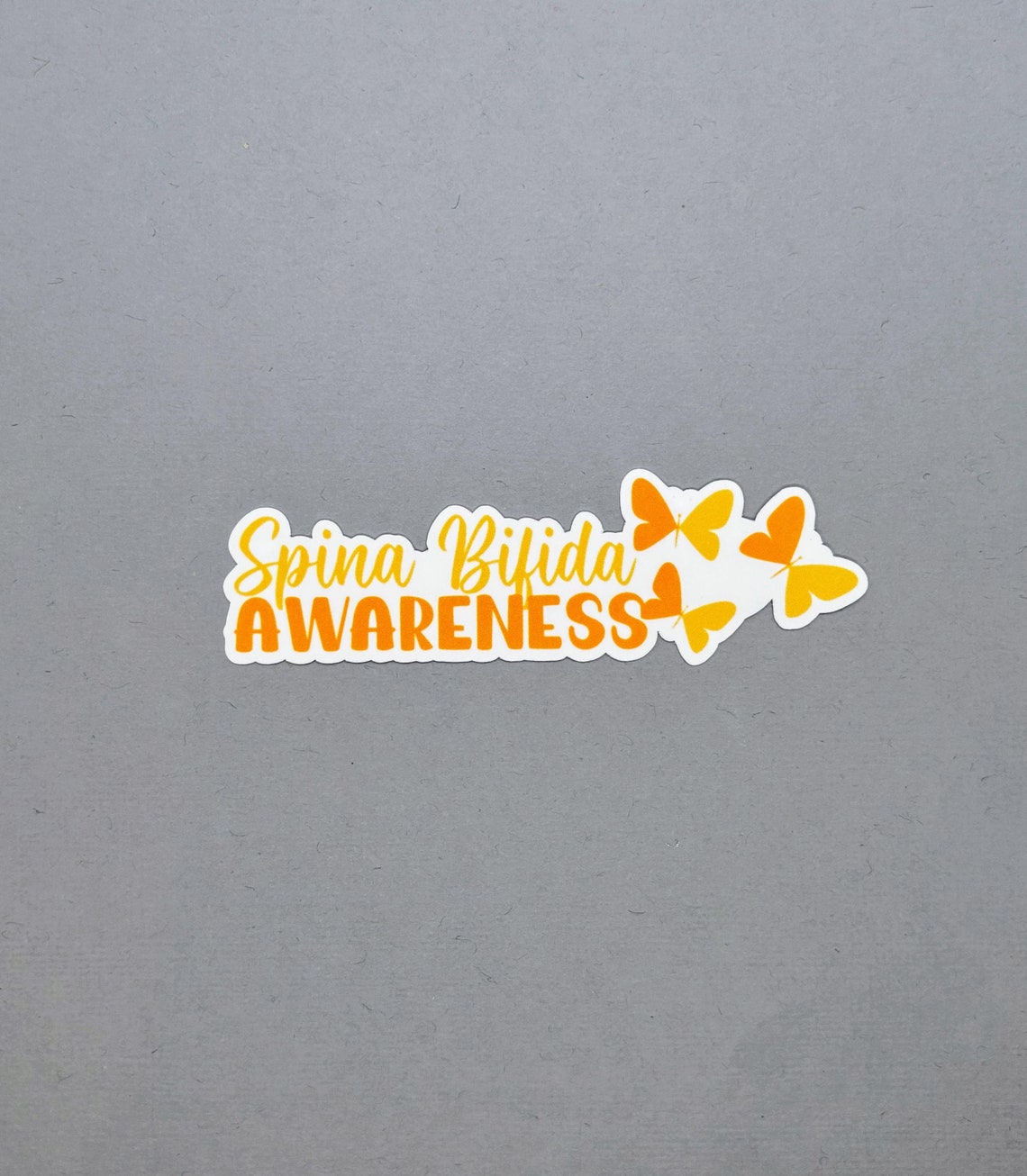 Spina Bifida Awareness Butterflies Sticker Spina Bifida Sticker Spina ...