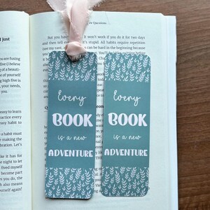 Every Book is a New Adventure Bookmark | Gift for Mom | Gift for ...