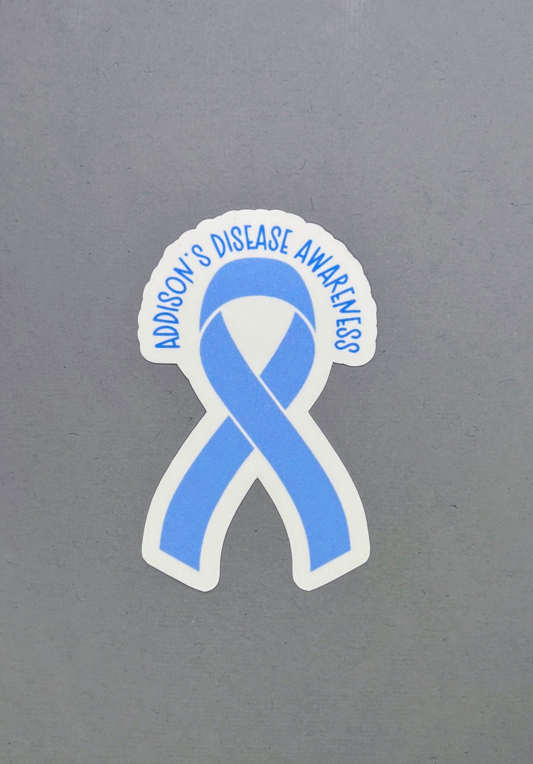 Addison's Disease Awareness Ribbon Sticker | Addison's Disease Sticker ...