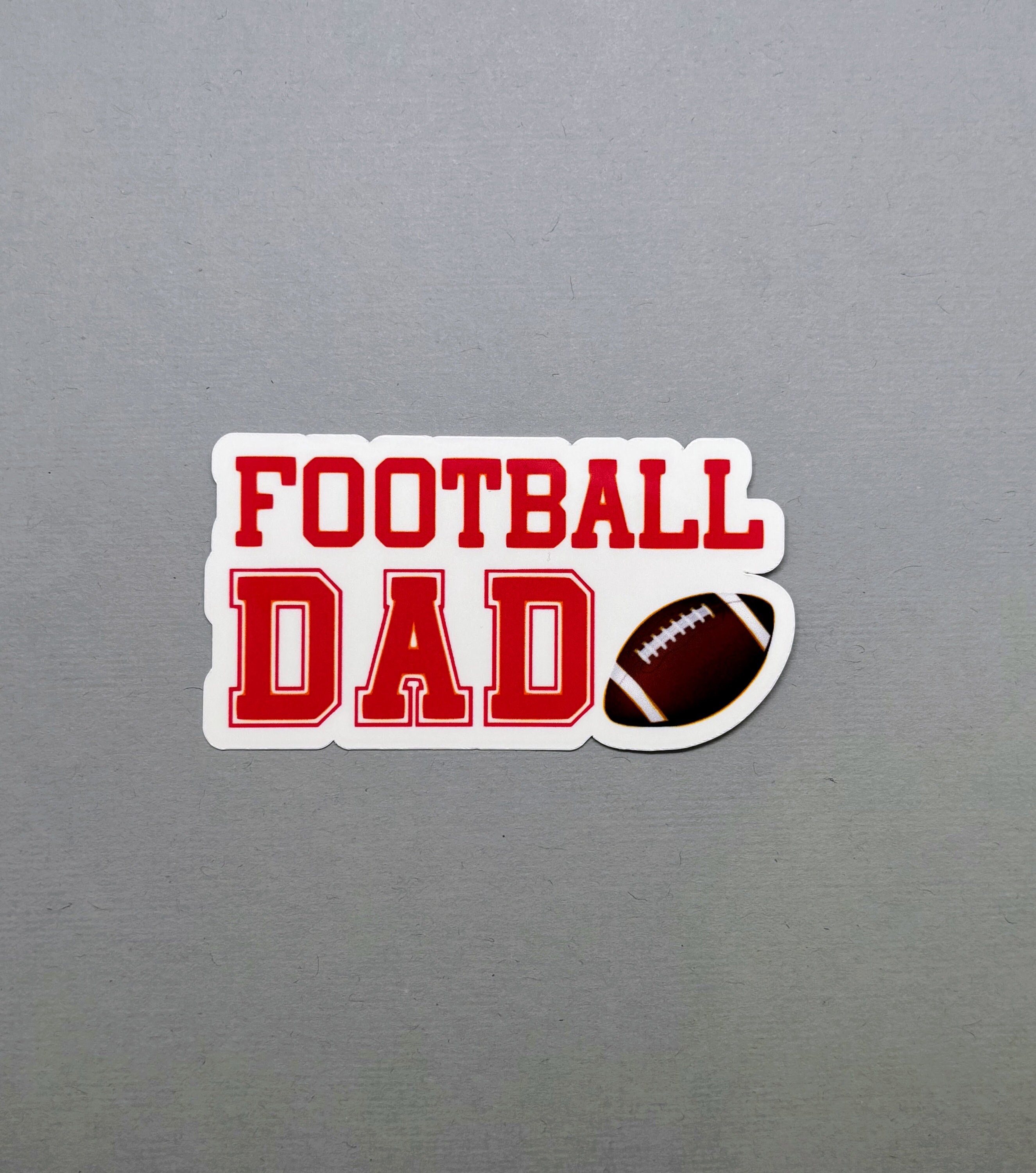 Football Dad Sticker Gift for Dad Gift for Him Gift for Father's Day ...