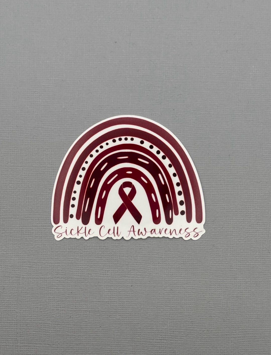 Sickle Cell Awareness Rainbow Sticker | Sickle Cell Sticker | Sickle ...