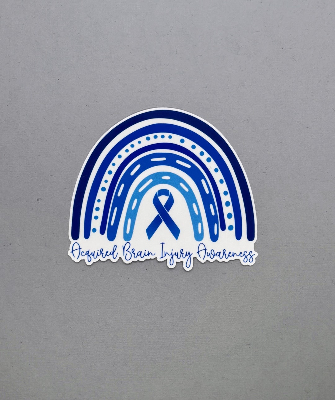 Acquired Brain Injury Awareness Rainbow Sticker | ABI Awareness | ABI ...