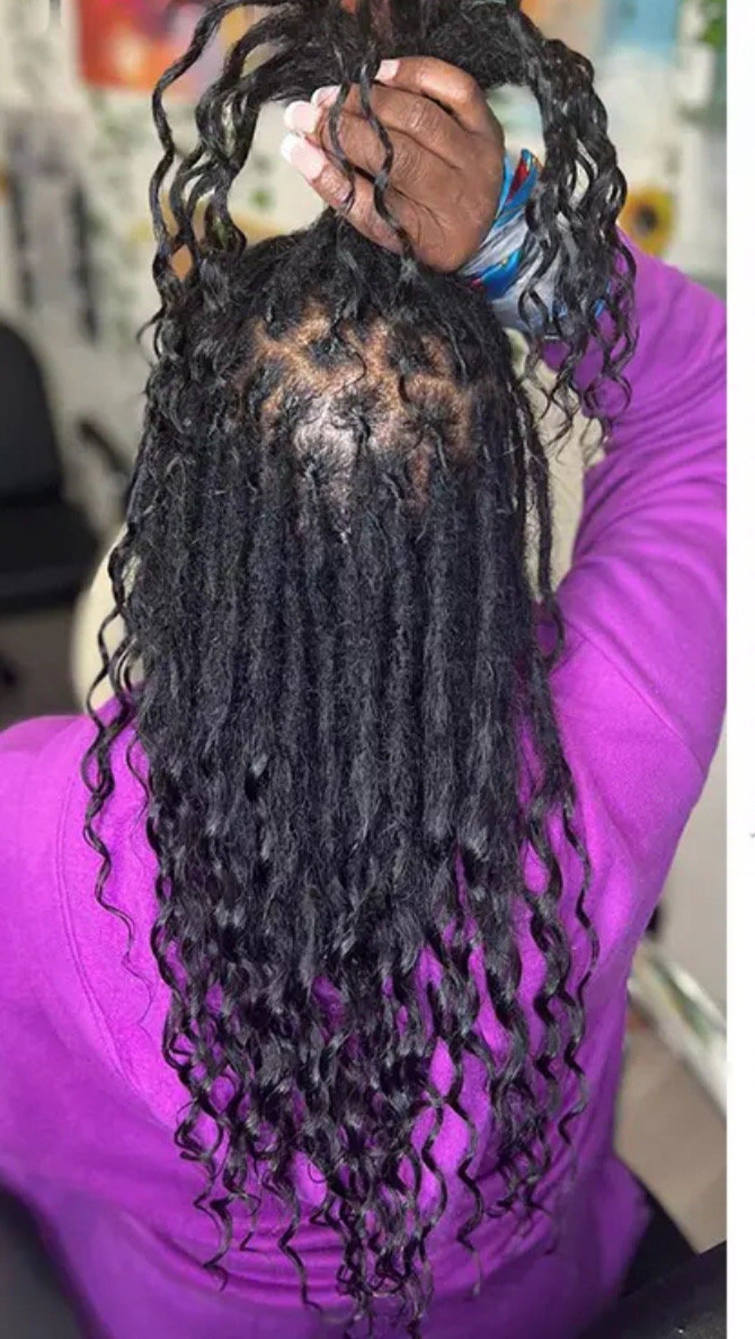 Curly Loc Extension Human Hair Goddess Human Hair Dread Loc - Etsy