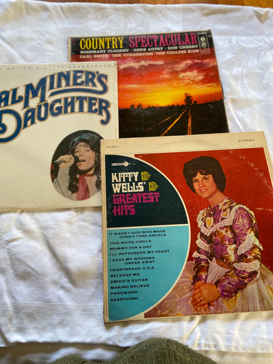 Country Music Vinyl Records Set of 3 1956 1970 - Etsy