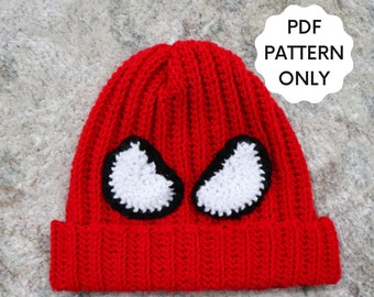 Crochet PATTERN Mayday Spider-man Spiderverse Inspired Beanie by ...