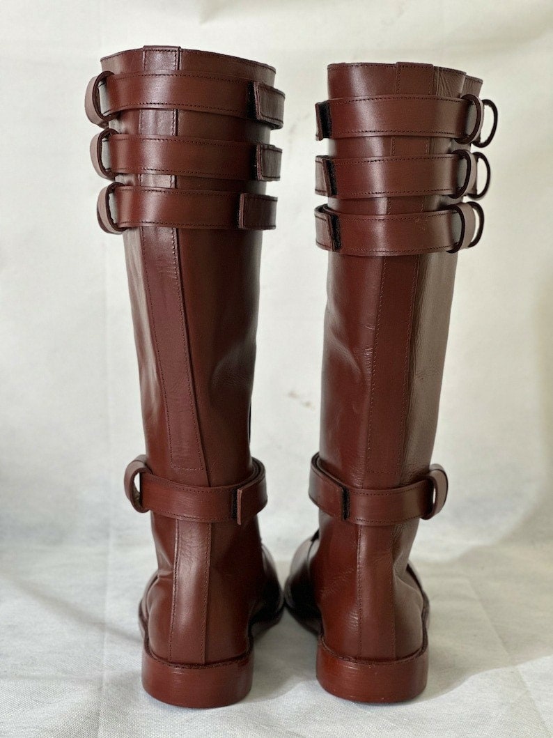 Obi Wan Kenobi AOTC Leather Boots - Etsy