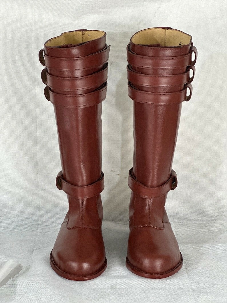 Obi Wan Kenobi AOTC Leather Boots - Etsy