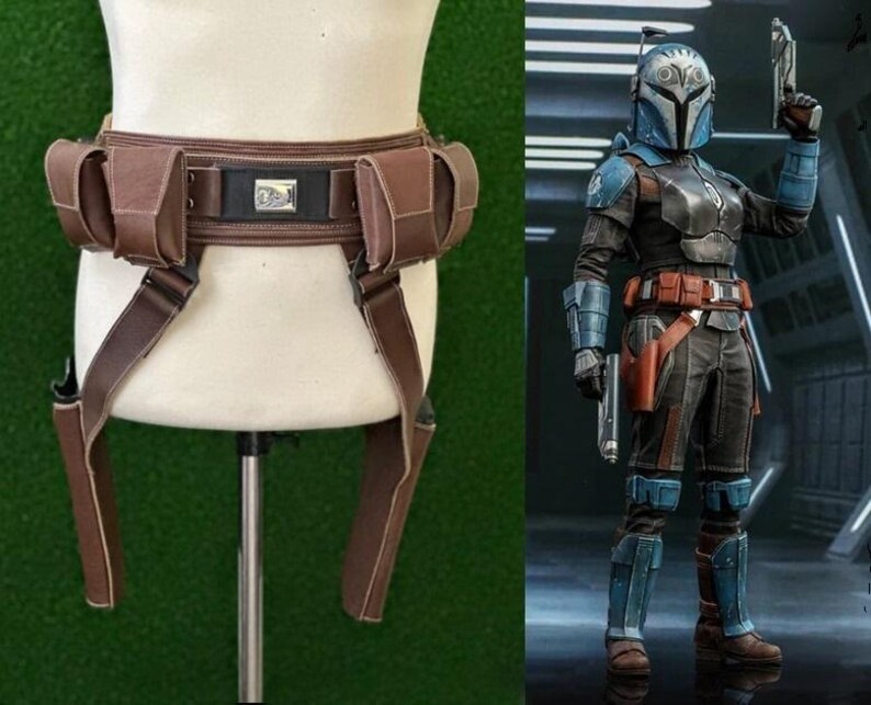 Bo Katan Kryze Leather Belt Star Wars Cosplay Costume Mandalorian Lady ...