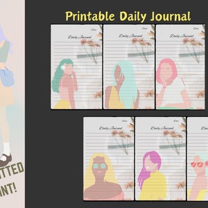 PRINTABLE BLANK Notes/pastel Color Template | Printable Planner ...