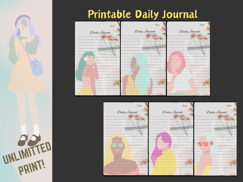 PRINTABLE BLANK Notes/pastel Color Template | Printable Planner ...