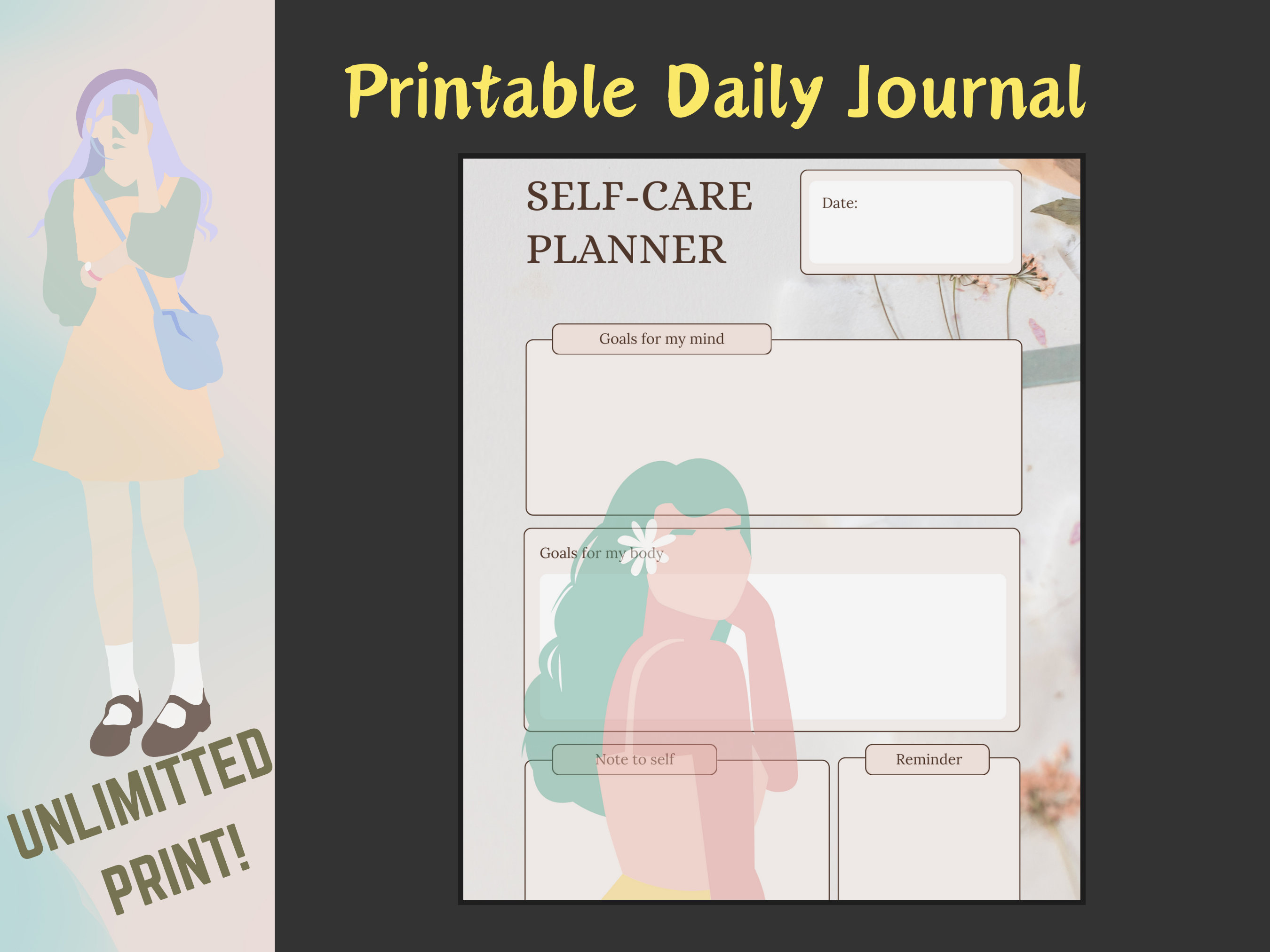 PRINTABLE BLANK Notes/pastel Color Template | Printable Planner ...