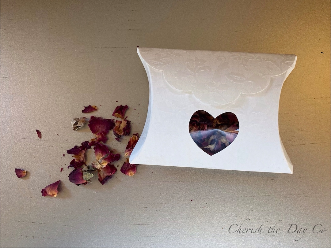 DIY Favor Box Wedding Pillow Boxes Bridal Shower Favors Bridesmaid Box ...