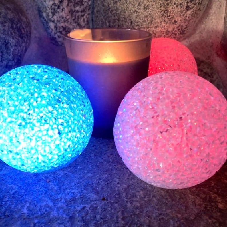 LED Color Ball Light Sensory Night Light Mood Lighting Table Decor ...