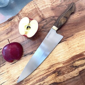 8 Inch Chef Knife Handmade in USA Forged Carbon Steel Kitchen Knife ...