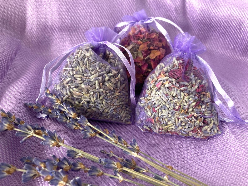 Bath Sachet Rose Lavender Tea Aromatherapy Bath Fragrant Herb Flower ...