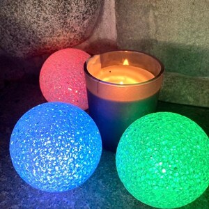 LED Color Ball Light Sensory Night Light Mood Lighting Table Decor ...