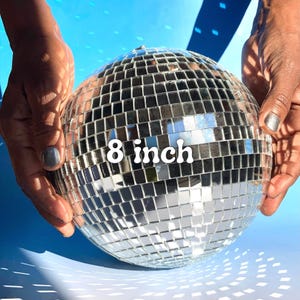 8 Inch Disco Ball Party Fun Decor Art Deco Theme Wedding Decoration ...