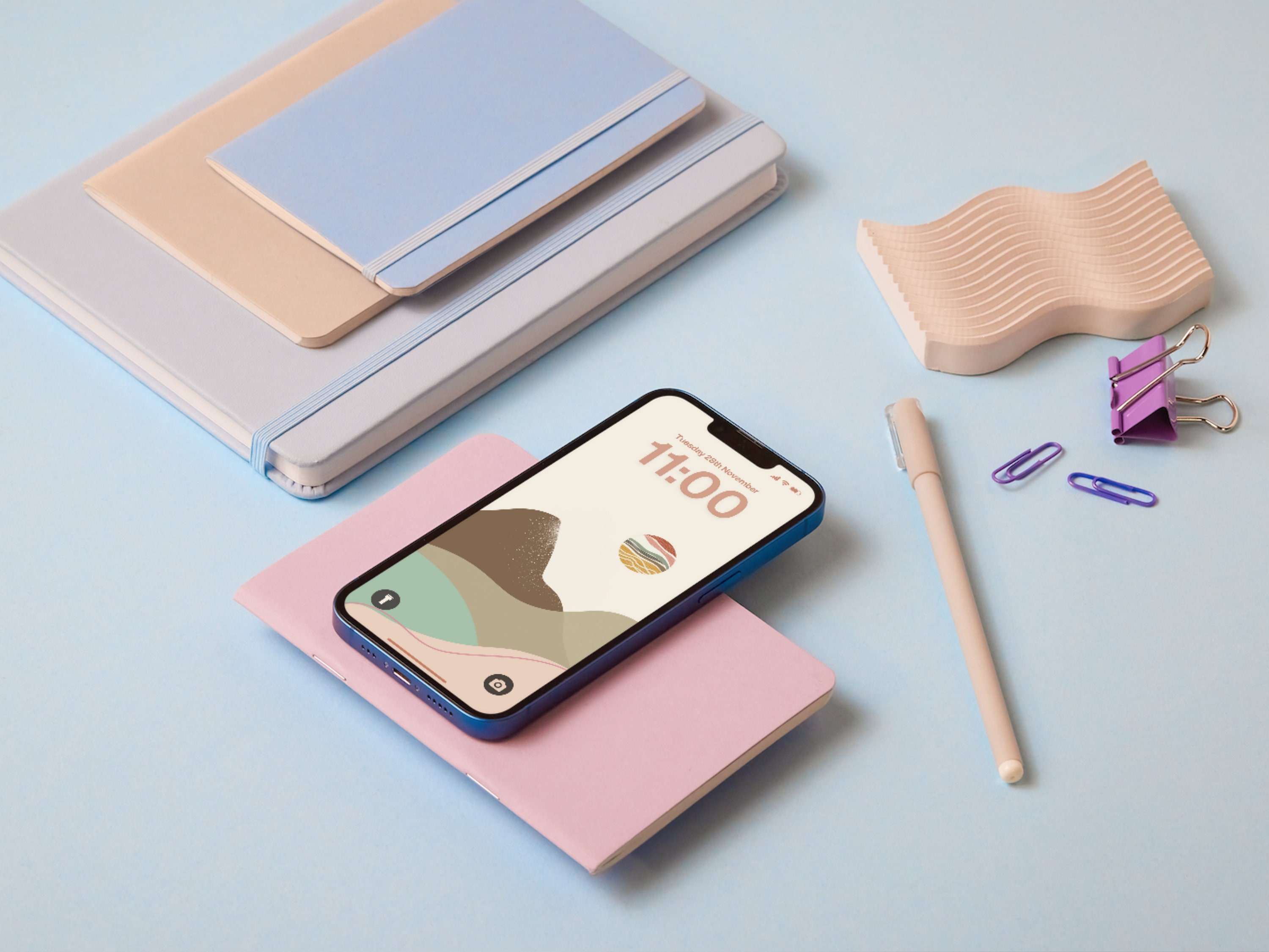5 Aesthetic Smartphone Backgrounds | Digital Download | for Apple ...