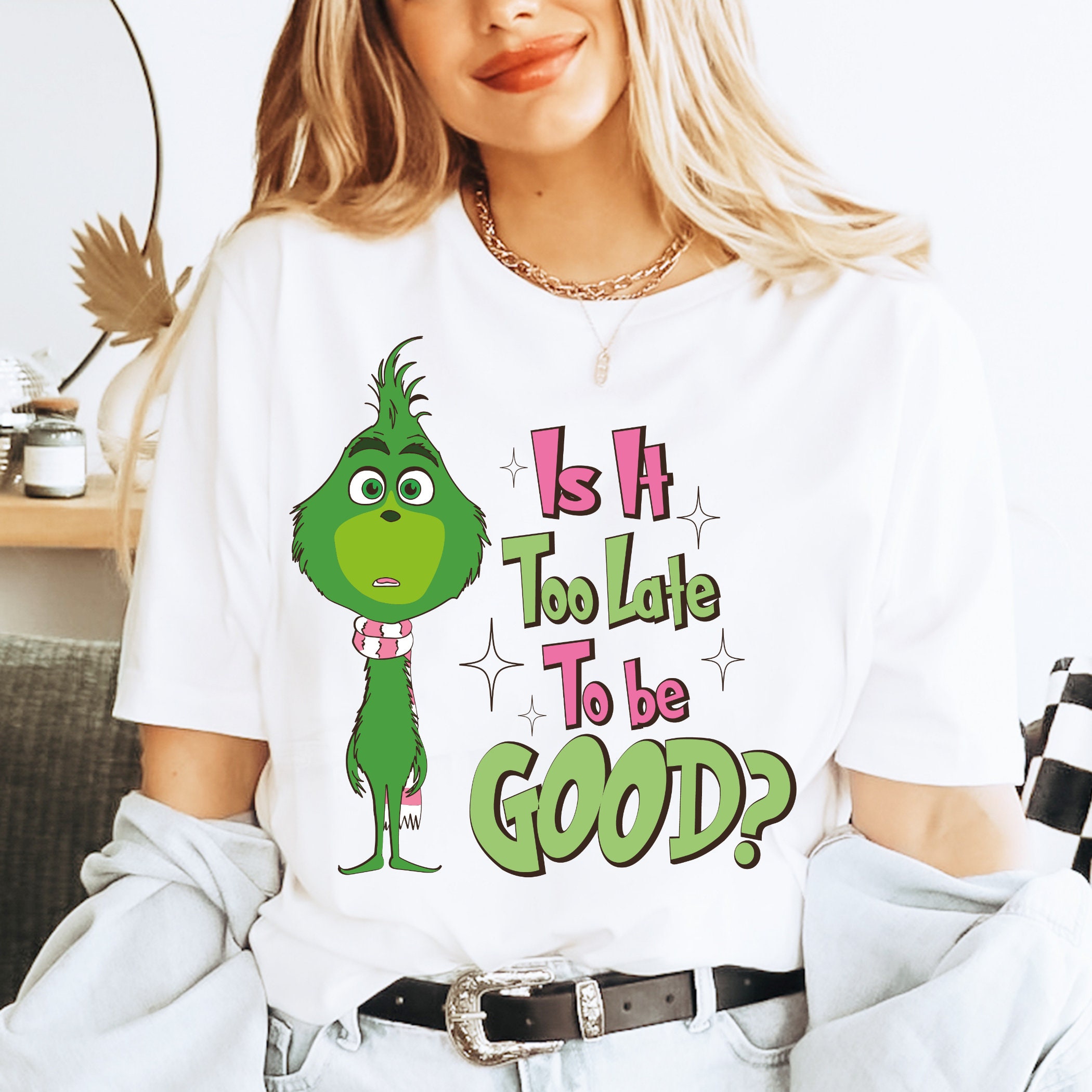 Is It Too Late to Be Good Grinch Png, Baby Grinch Png, Grinch Png ...