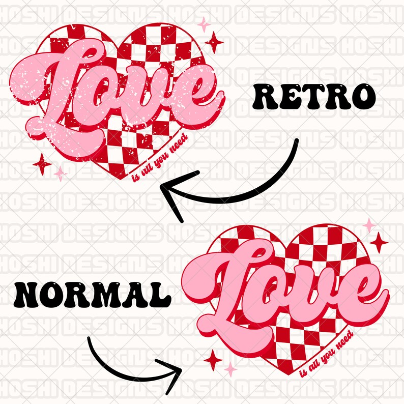 Love is All You Need Svg, Retro Love Svg, Valentines Day Svg, Retro ...