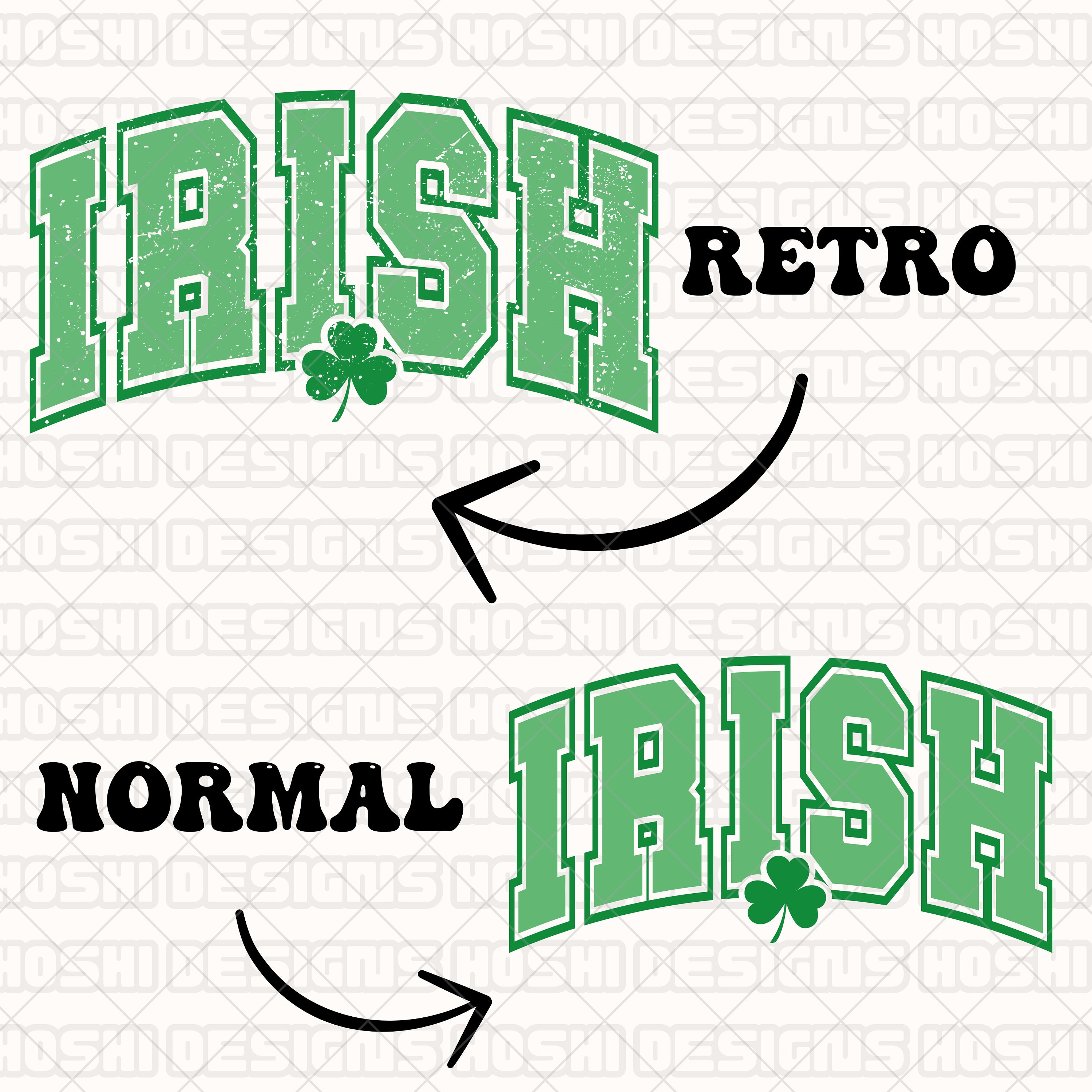Retro Irish Svg Png, St Patricks Svg Png, St Patricks Day Sublimination ...