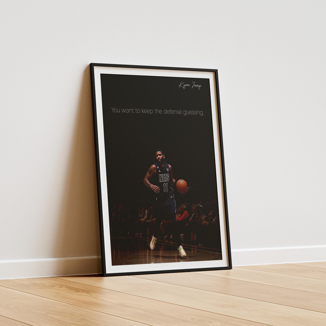 Kyrie Irving Poster Elite Handles Basketball Motivation Wall Art ...