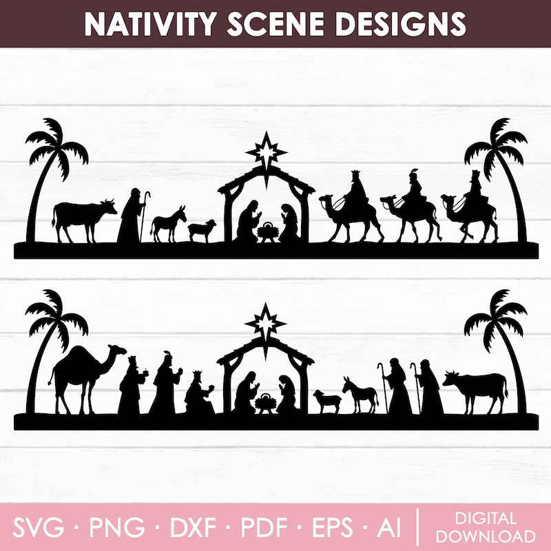 Fensterbild krippe - Etsy.de