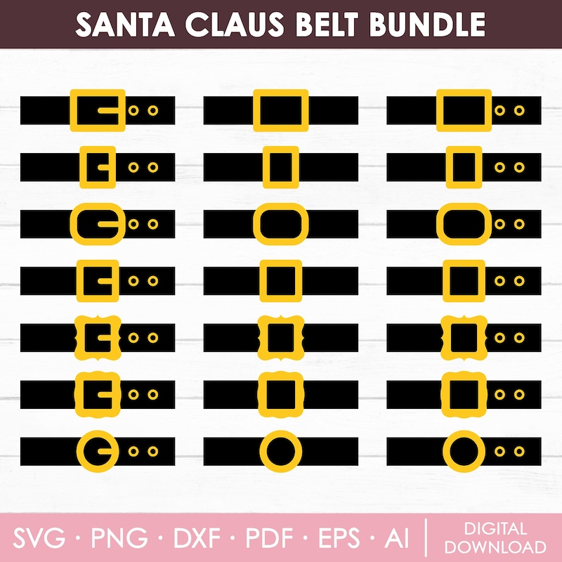 Santa Buckle for Belt - Etsy