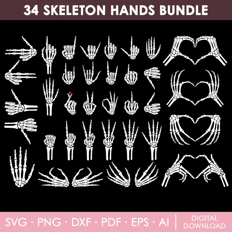 Skull Hands Holding Svg - Etsy UK