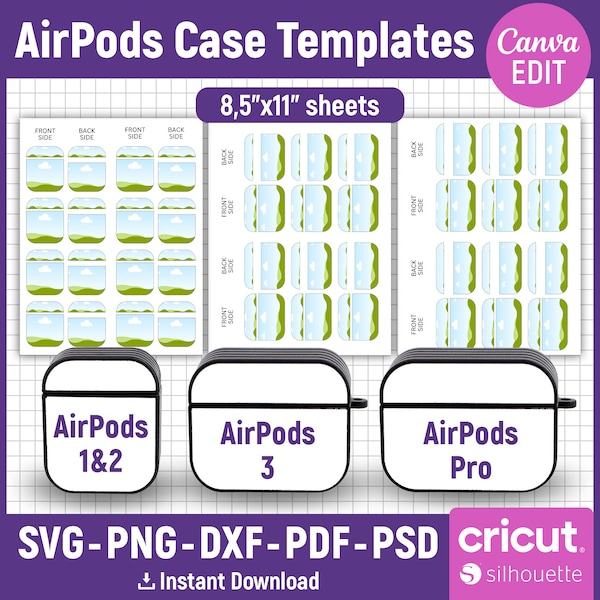 AirPod 3 Case Template - Etsy