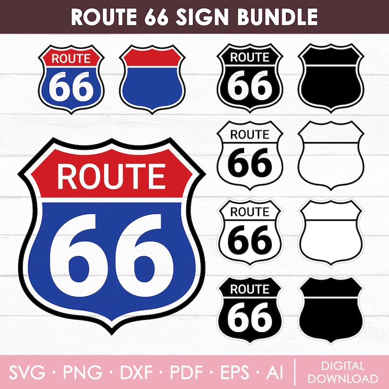 Route 66 Sign - Etsy