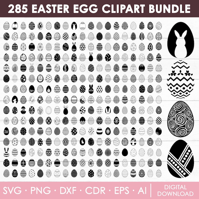 Easter Egg Svg - Etsy