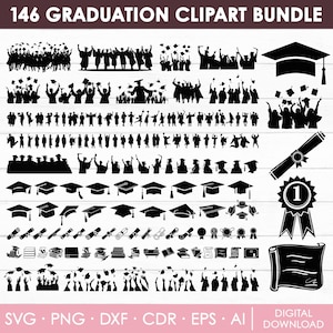 Graduation SVG Bundle, Graduation Clipart, Student Svg, Proud Graduate ...