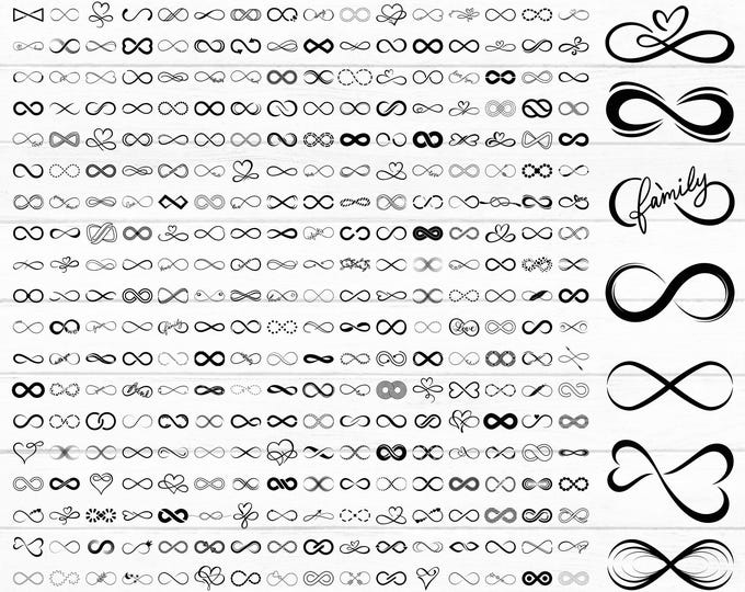 Infinity Svg, Infinity Silhouette, Infinitiy Cut File, Infinity Symbol ...