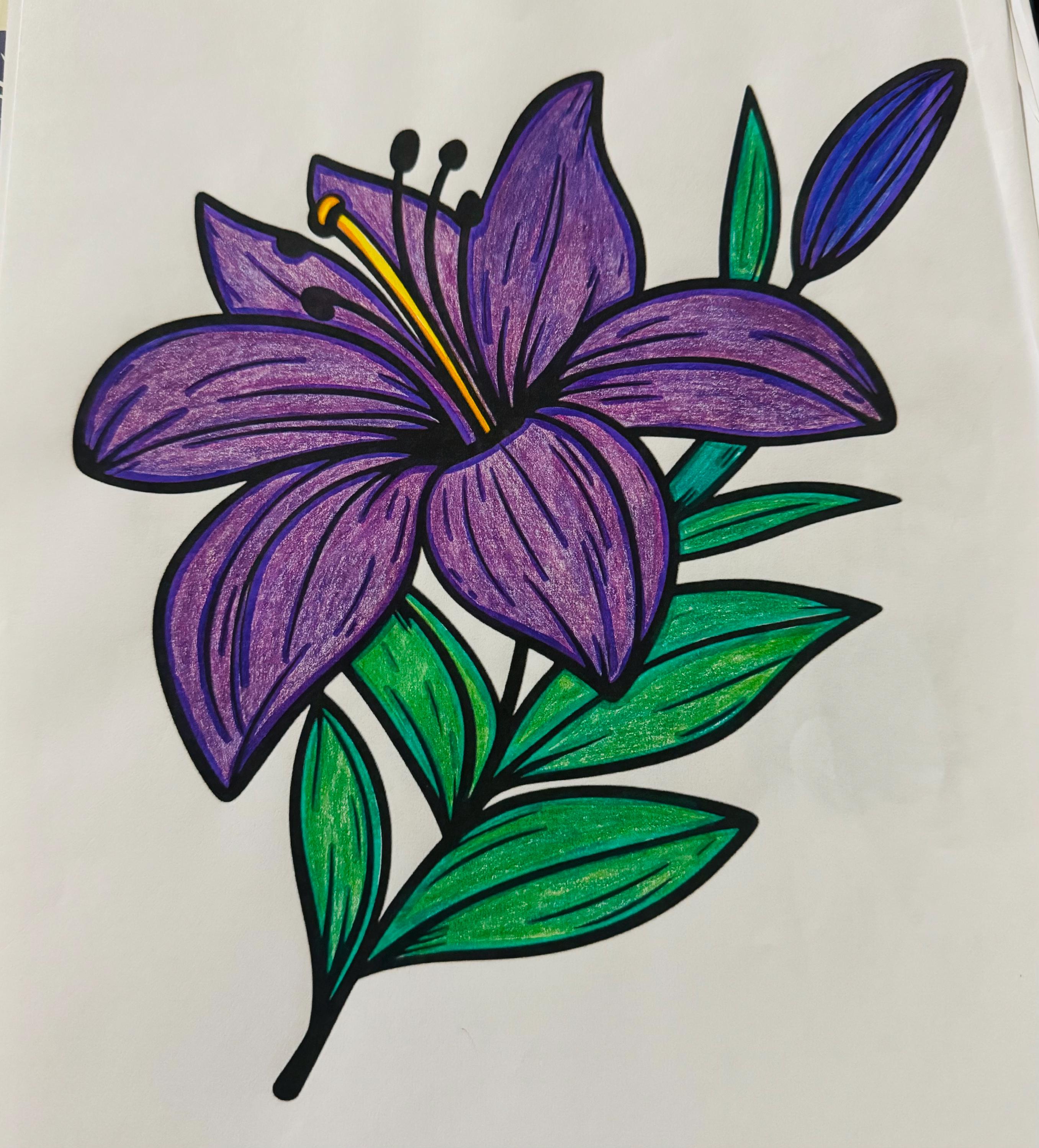 Variety of Flowers Printable Coloring Pages - Collection of 30 Flower ...