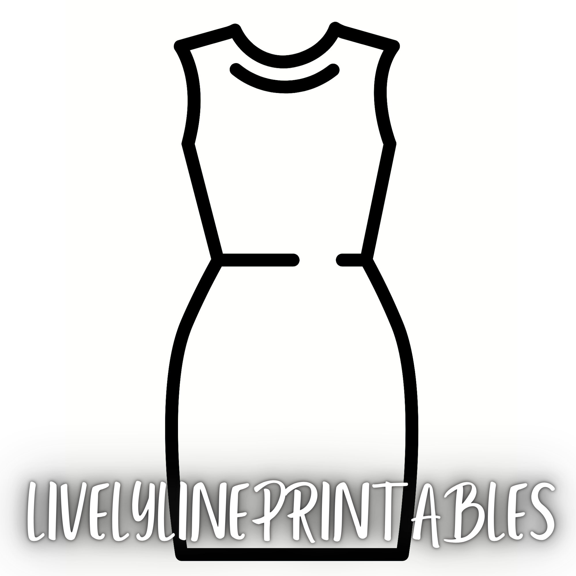 Printable Dress Templates: Fashion Design Sketchbook (56 Pages ...
