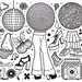 Groovy Disco Delights: 30 Retro Coloring Sheets for Fun and - Etsy
