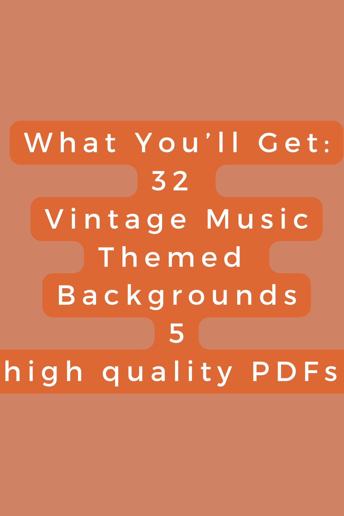 32 Vintage Music Themed Backgrounds High Quality Pdfs Digital Download ...