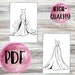 Printable Dress Templates: Fashion Design Sketchbook (56 Pages ...