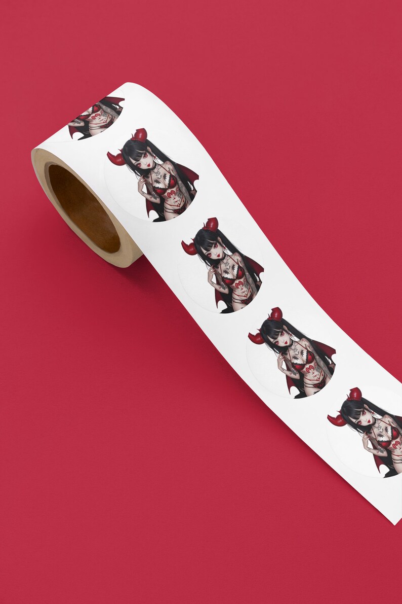 Red Devil Chibi Dolls Bundle: 3 Designs With 300 DPI Resolution ...