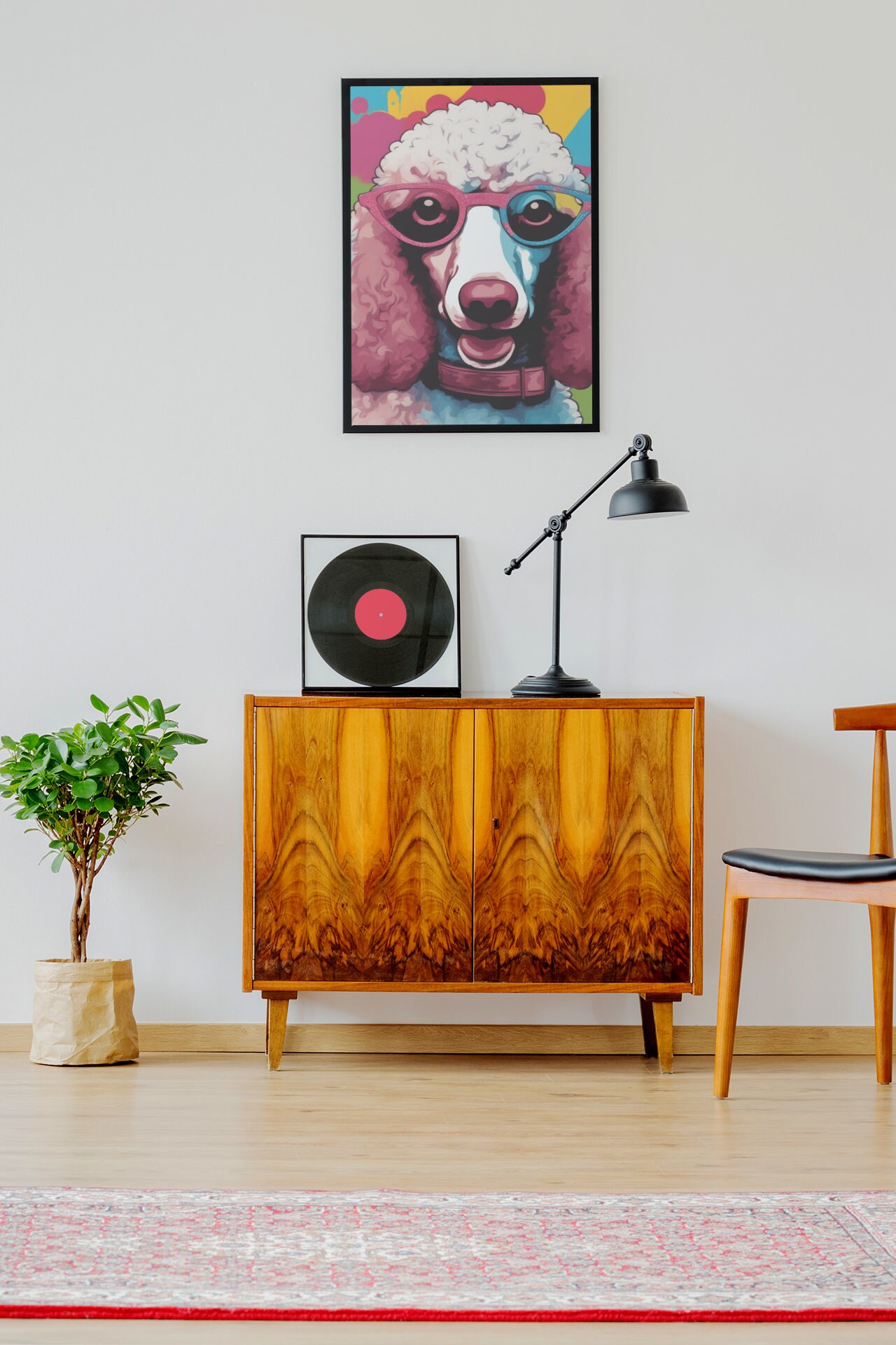 Pop Art Wall Art, Poodle Poster, Pop Art Home Decor, Dog Art Home Decor ...